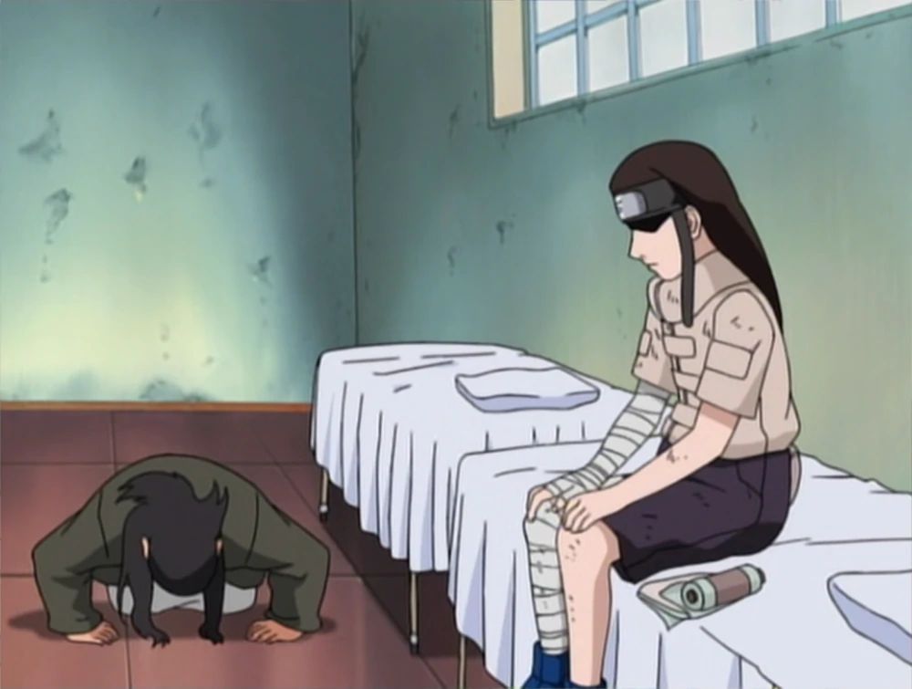 Neji Hyuga in Naruto