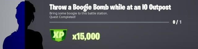 Fortnite: How to throw a Boogie Bomb while at an IO Outpost