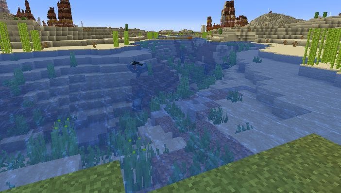 Desert Lakes in Minecraft