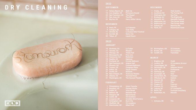 Dry Cleaning World Tour: Dates, tickets, where to buy and more