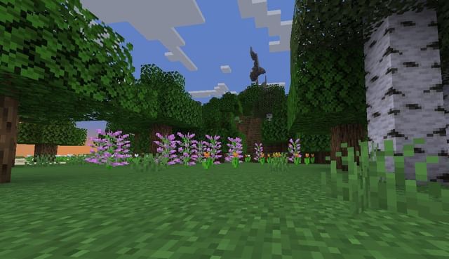 Flower Forest in Minecraft