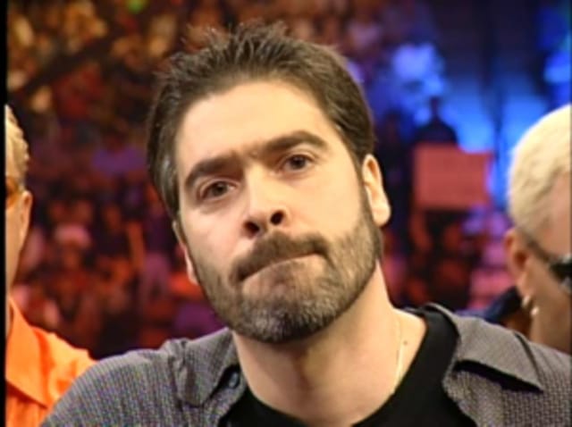 Former WWE Writer Vince Russo pictured with world-famous musician