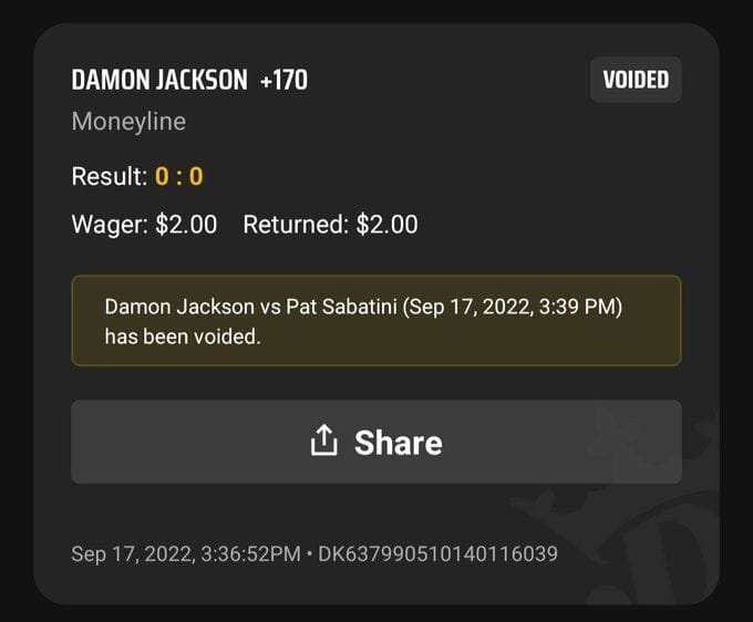 Fans call out DraftKings for voiding bets on Damon Jackson despite ...