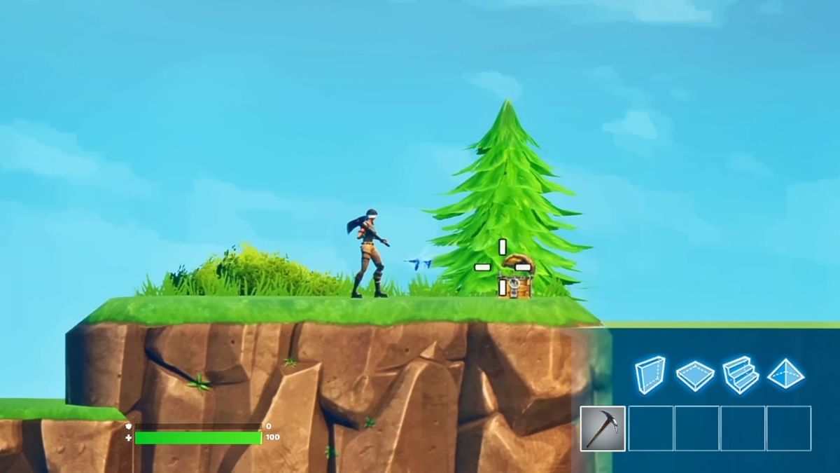 Fortnite modder recreates the game in 2D mode