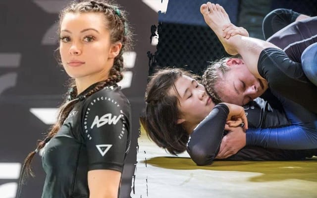 Danielle Kelly says wrestling helped her with takedowns