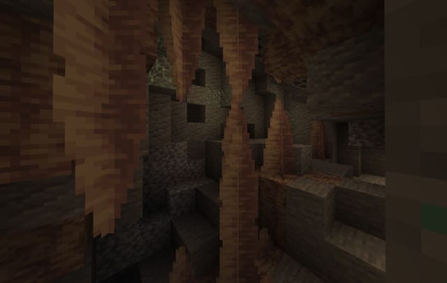 Dripstone Caves in Minecraft