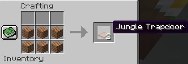 Trapdoor in Minecraft