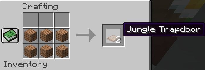 Trapdoor in Minecraft