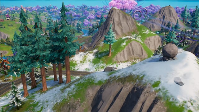Fortnite: How to dislodge a Runaway Boulder with a slide kick