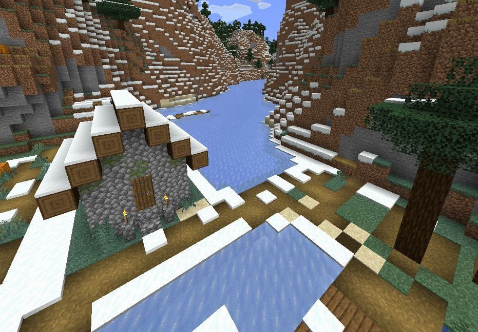 Frozen Rivers in Minecraft