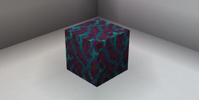 Warped Hyphae Block in Minecraft