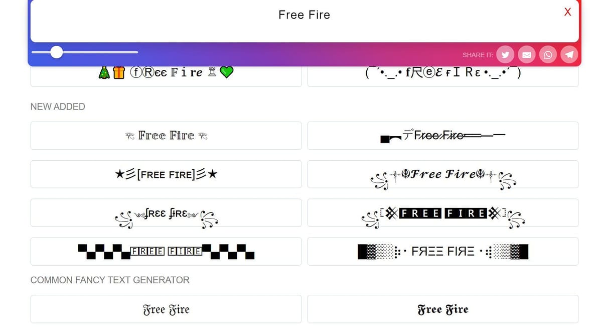 Free Fire name style guide on how to get invisible and unique nicknames