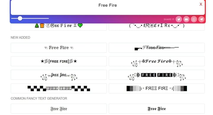 Free Fire name style guide on how to get invisible and unique nicknames