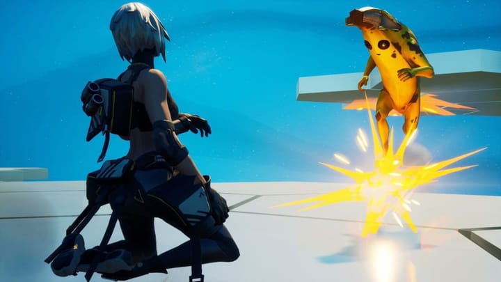 Fortnite: How to dislodge a Runaway Boulder with a slide kick