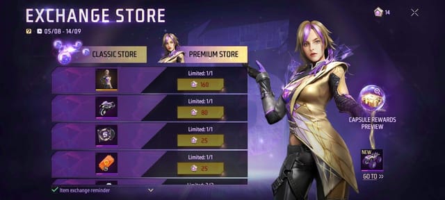 How to get free outfits in Free Fire MAX this week