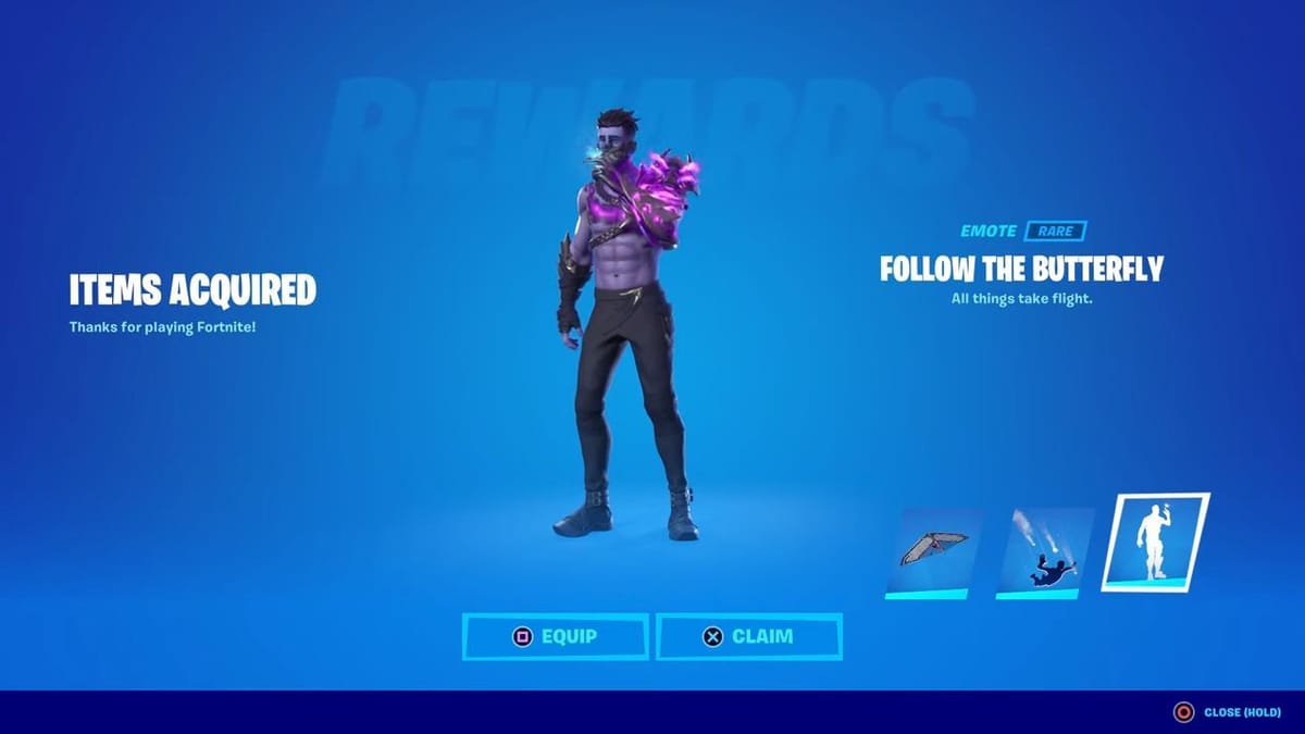 How to get Follow the Butterfly emote for free in Fortnite