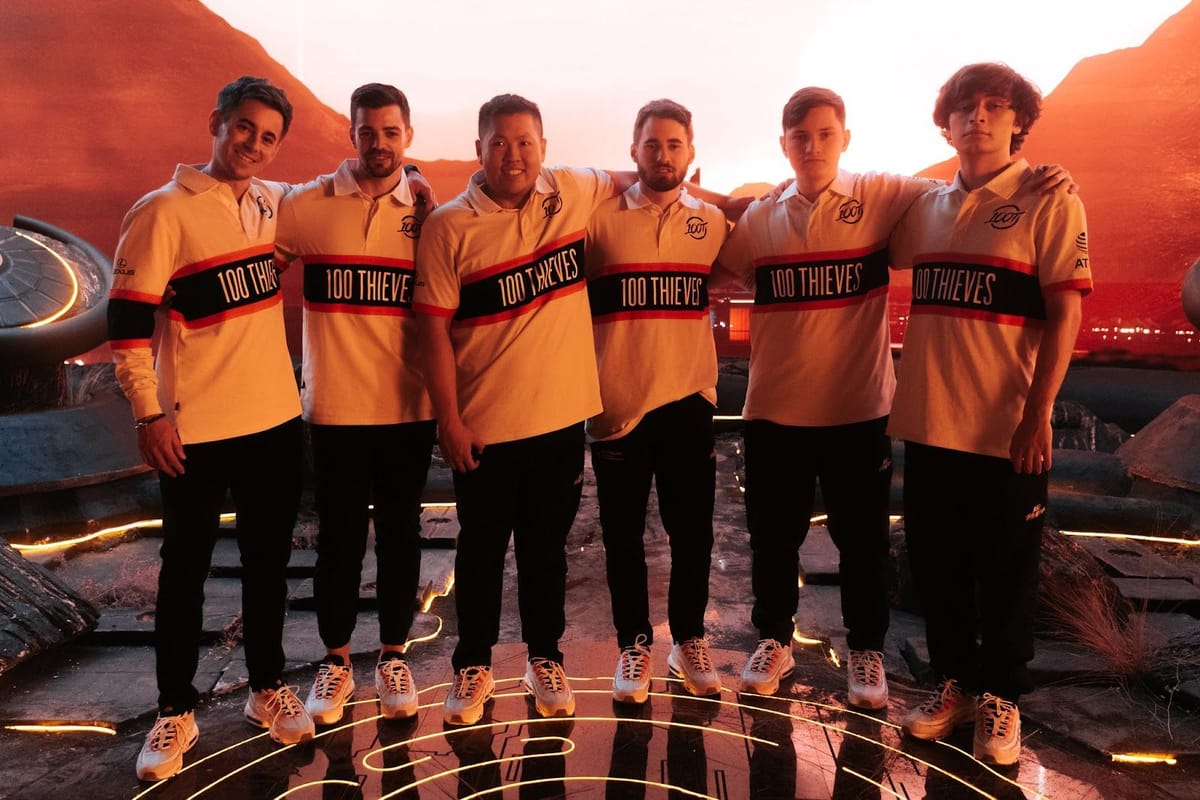 How much is Esports Team 100 Thieves' Net Worth as of 2022?