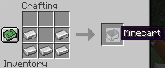 Minecart in Minecraft