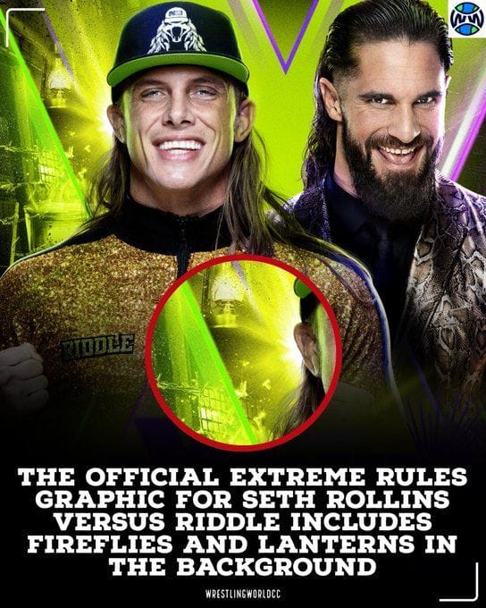 PHOTO: Massive Bray Wyatt tease spotted on the Seth Rollins vs. Matt ...