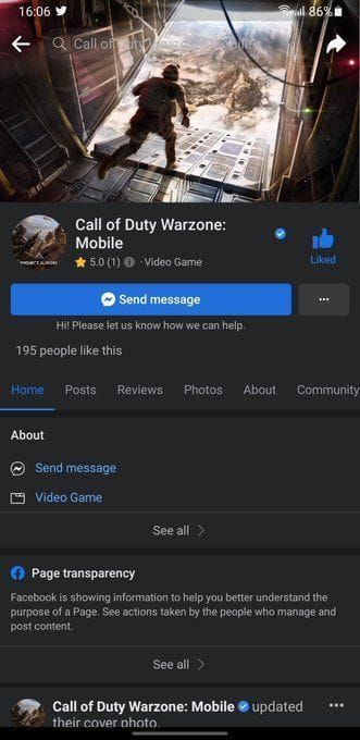 Fans react as COD Warzone Mobile social media pages officially launched