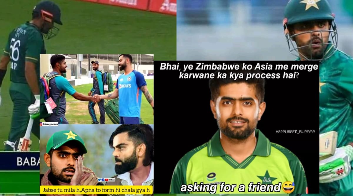 IND vs PAK 2022: Top 10 Babar Azam memes after his second consecutive failure against India in ...