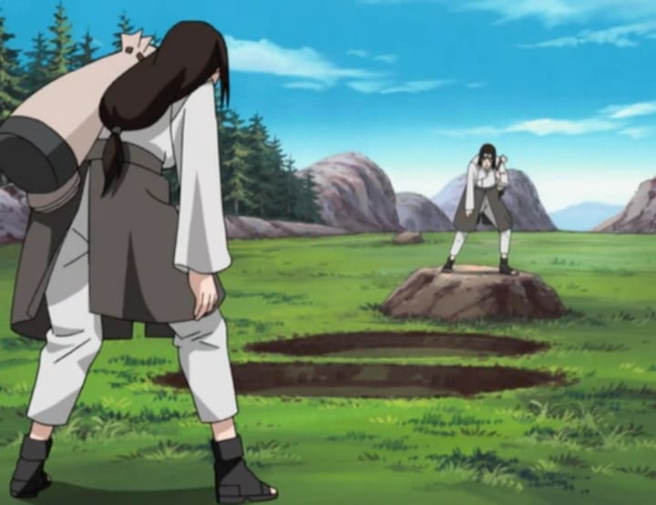Neji Hyuga in Naruto