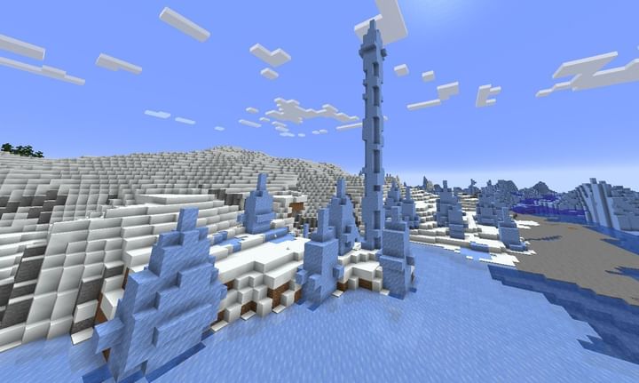 Ice Spikes in Minecraft