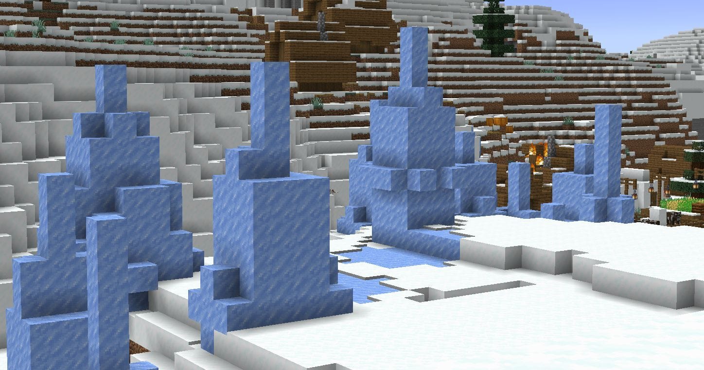 Ice Spikes in Minecraft