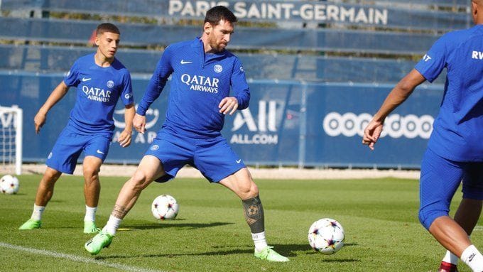 Is Lionel Messi playing for PSG against Maccabi Haifa tonight?