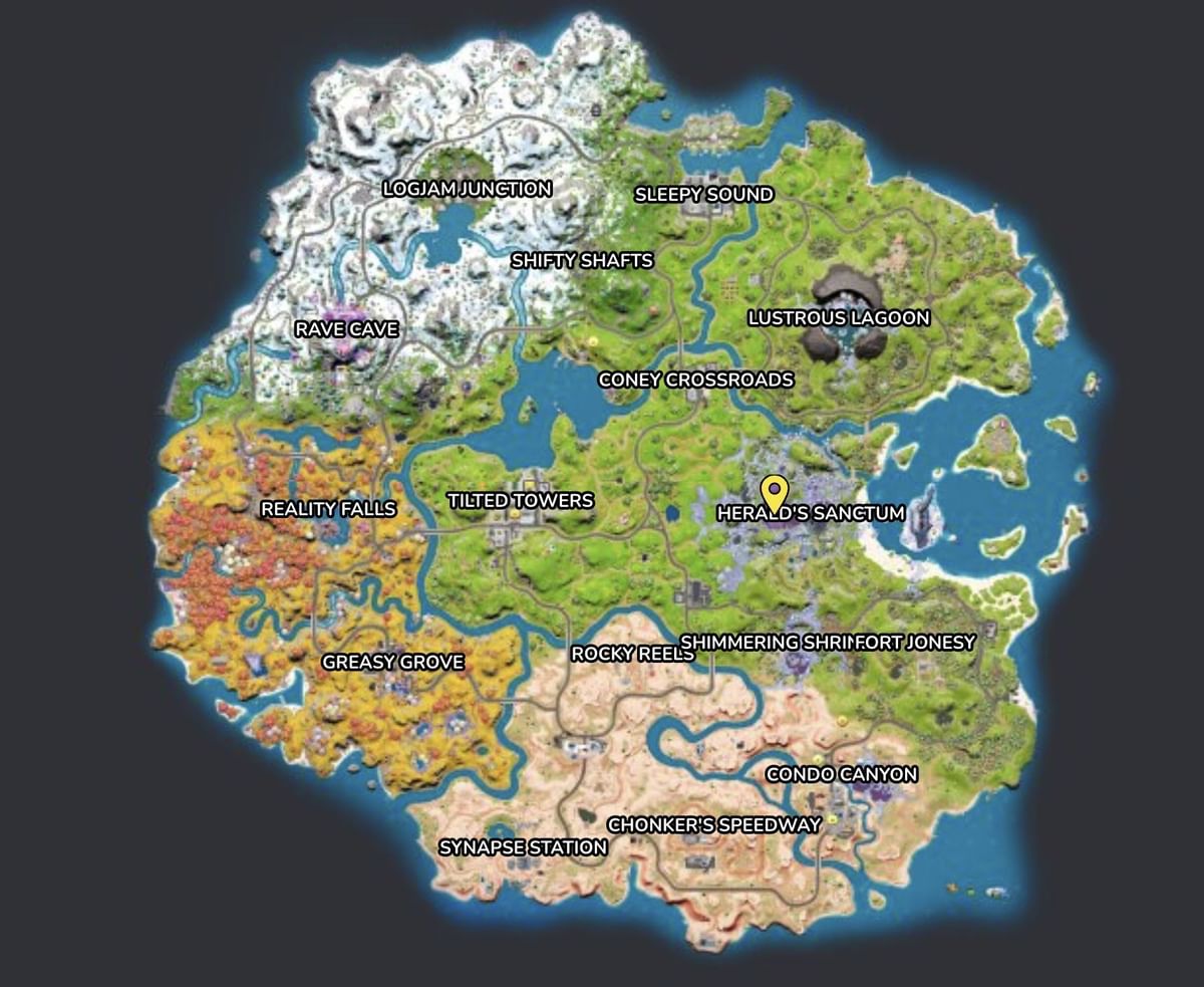 Fortnite: Where to find Herald Boss' Mythic Assault Rifle