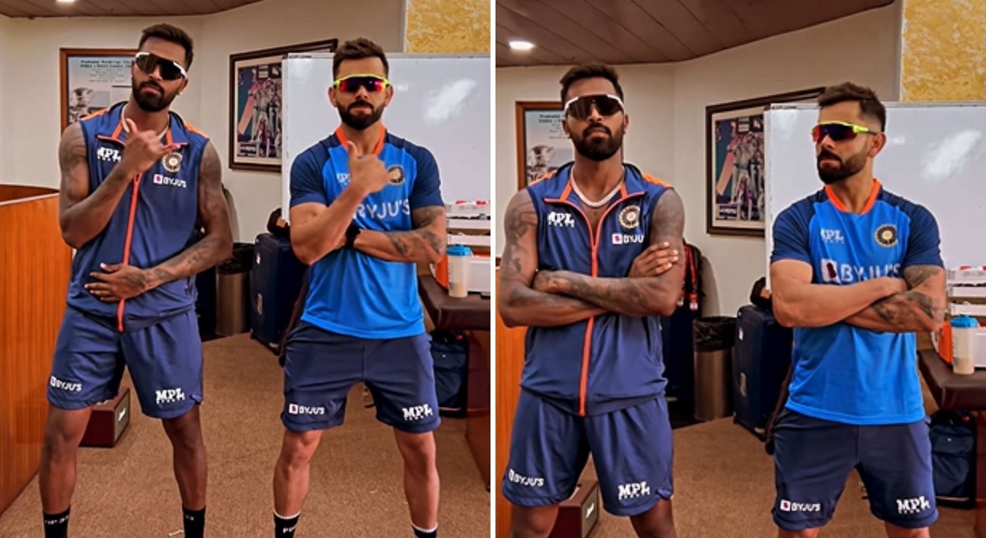Ind Vs Aus Pandya Virat Kohli Unite For Hilarious Reel