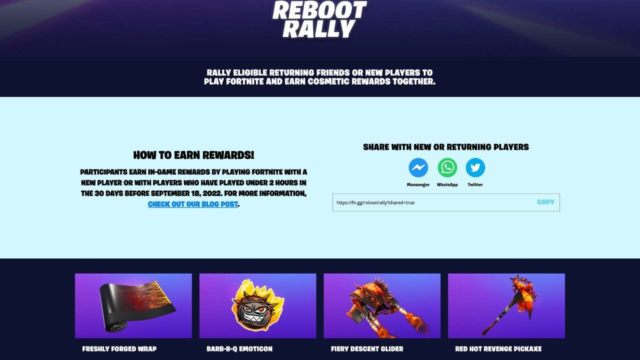 Fortnite Reboot Rally: Fortnite Reboot Rally to return with 4 free ...