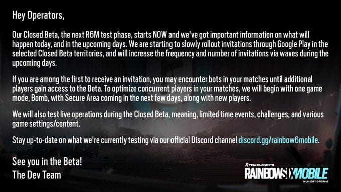 Rainbow Six Mobile Closed Beta test live: Game size, new features ...