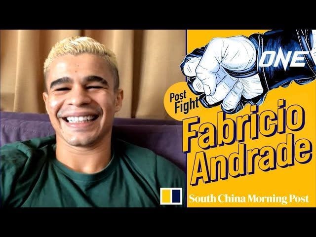 Fabricio Andrade was not surprised by Tang Kai's world title win at ONE 160