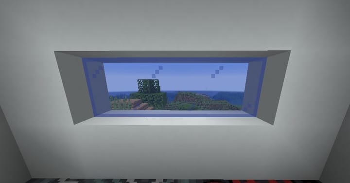 Stained Glass Pane Blocks in Minecraft