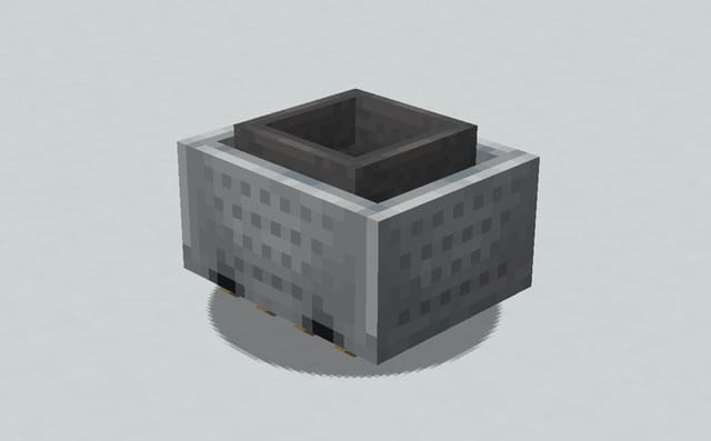 Minecart with Hopper in Minecraft