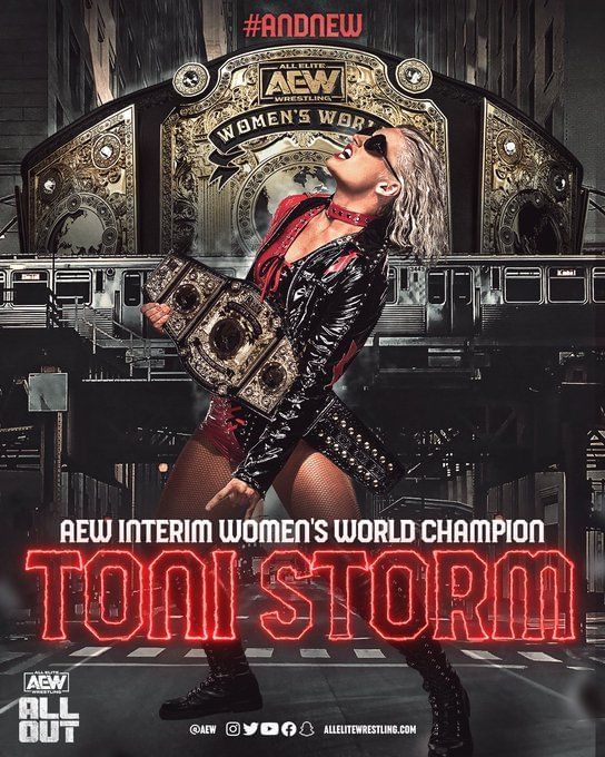 Toni Storm wins first title in AEW at All Out