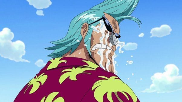 When does Franky join the Straw Hat Pirates crew?