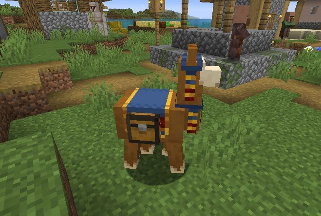 Trader llama in Minecraft