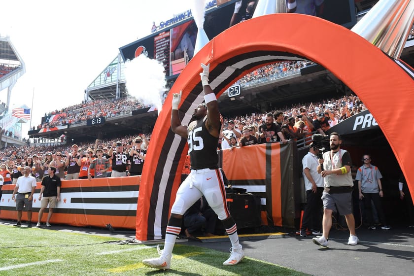 Myles Garrett issued citation for “failure to control vehicle” after Browns star was ...