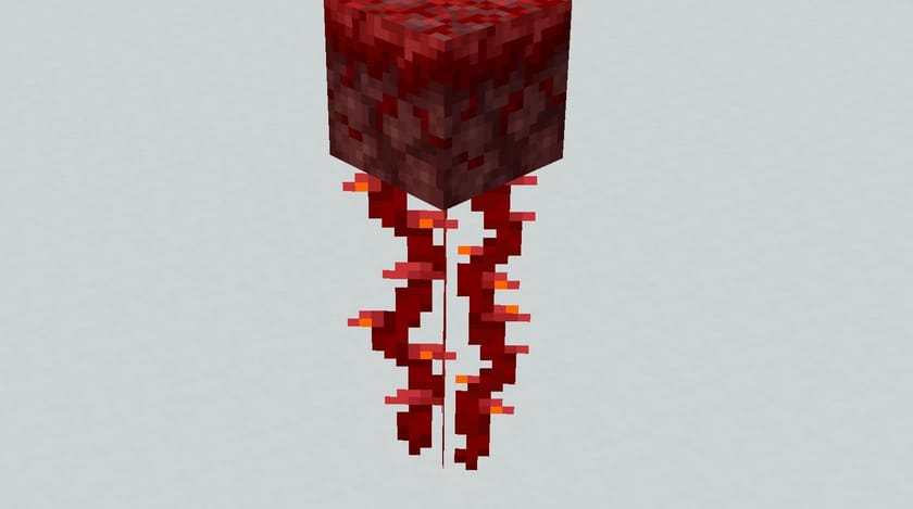 Weeping Vines in Minecraft