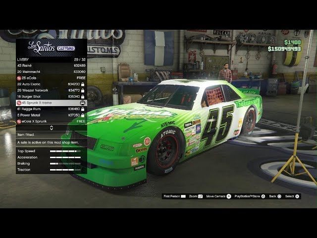 5 best GTA Online vehicles with Sprunk liveries