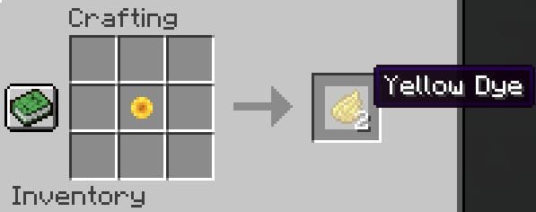 Sunflower in Minecraft