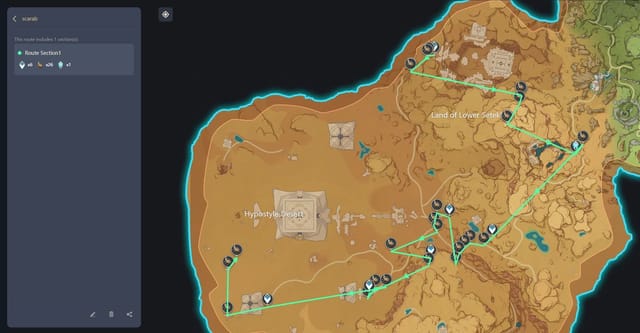 Genshin Impact Scarab locations with quickest farming routes