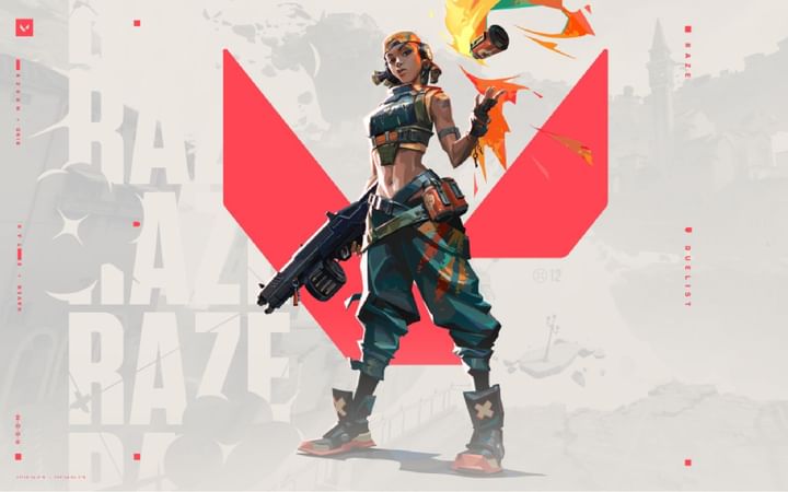 Raze's advanced movement with abilities in Valorant