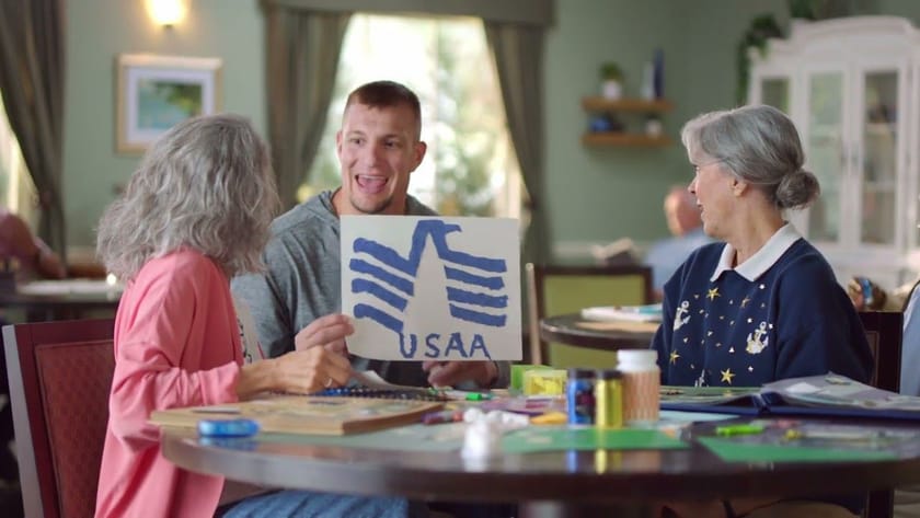 Rob Gronkowski stars in new commercial for US veterans and army personnel