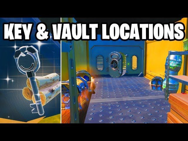 All vault and key locations in Fortnite Chapter 3 Season 4
