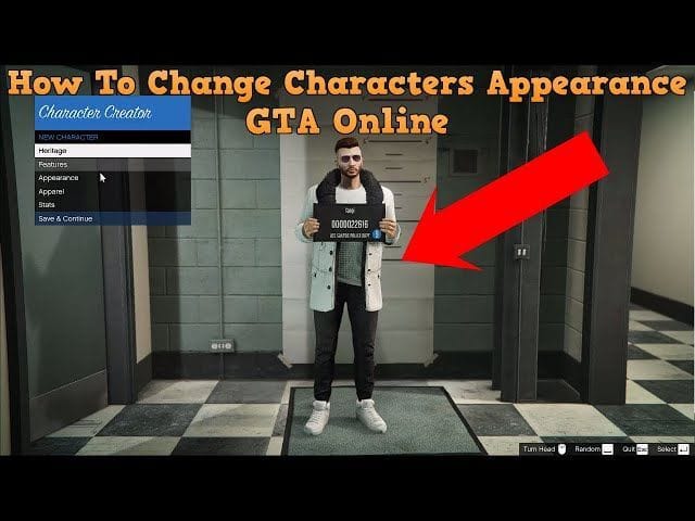 How to change appearance in GTA Online after player creation