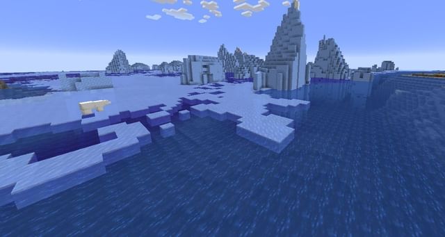 Frozen Ocean in Minecraft