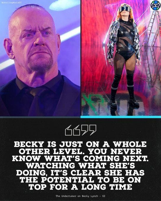 Images have leaked of The Undertaker and Becky Lynch as playable skins ...